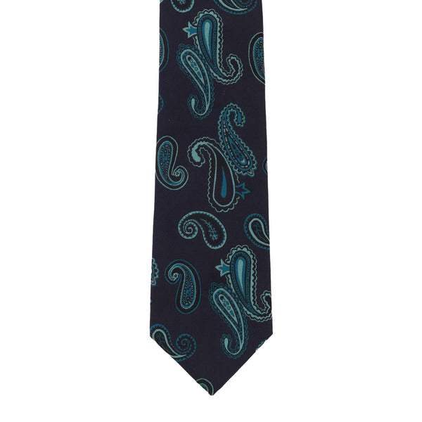 ハンドメイドネクタイ ネイビー - ARCODIO